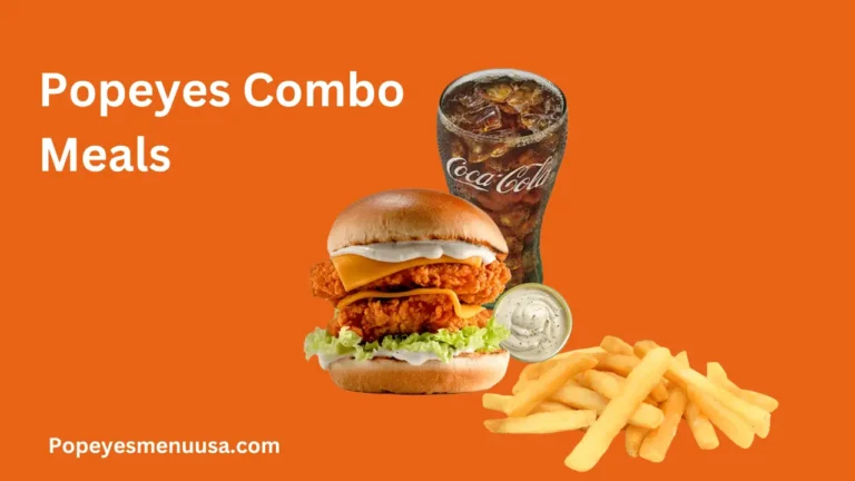 Popeyes Menu with Price August 2025 | Popeyes Deals Today